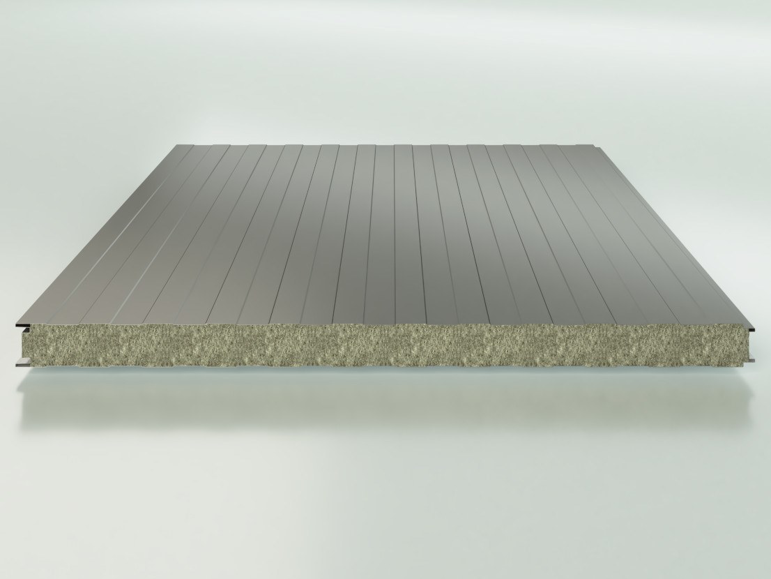 Pannello metallico coibentato per facciata ISOFIRE WALL - ISOPAN ...