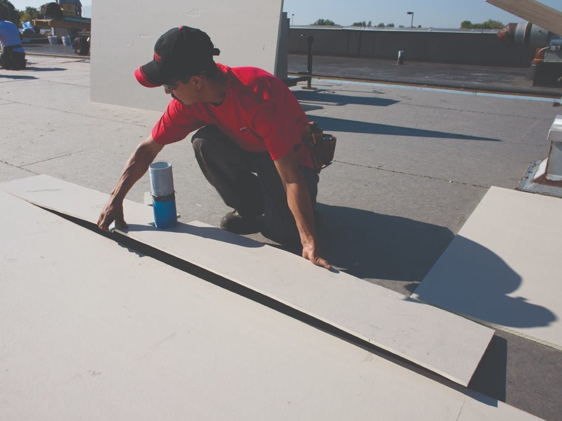 Polyiso foam thermal insulation panel ISOGARD™ HD By Firestone Building ...
