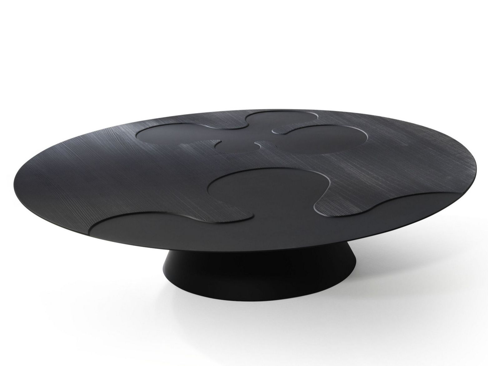 ISOLE | Steel and wood coffee table By ALBEDO design Carlo Cumini