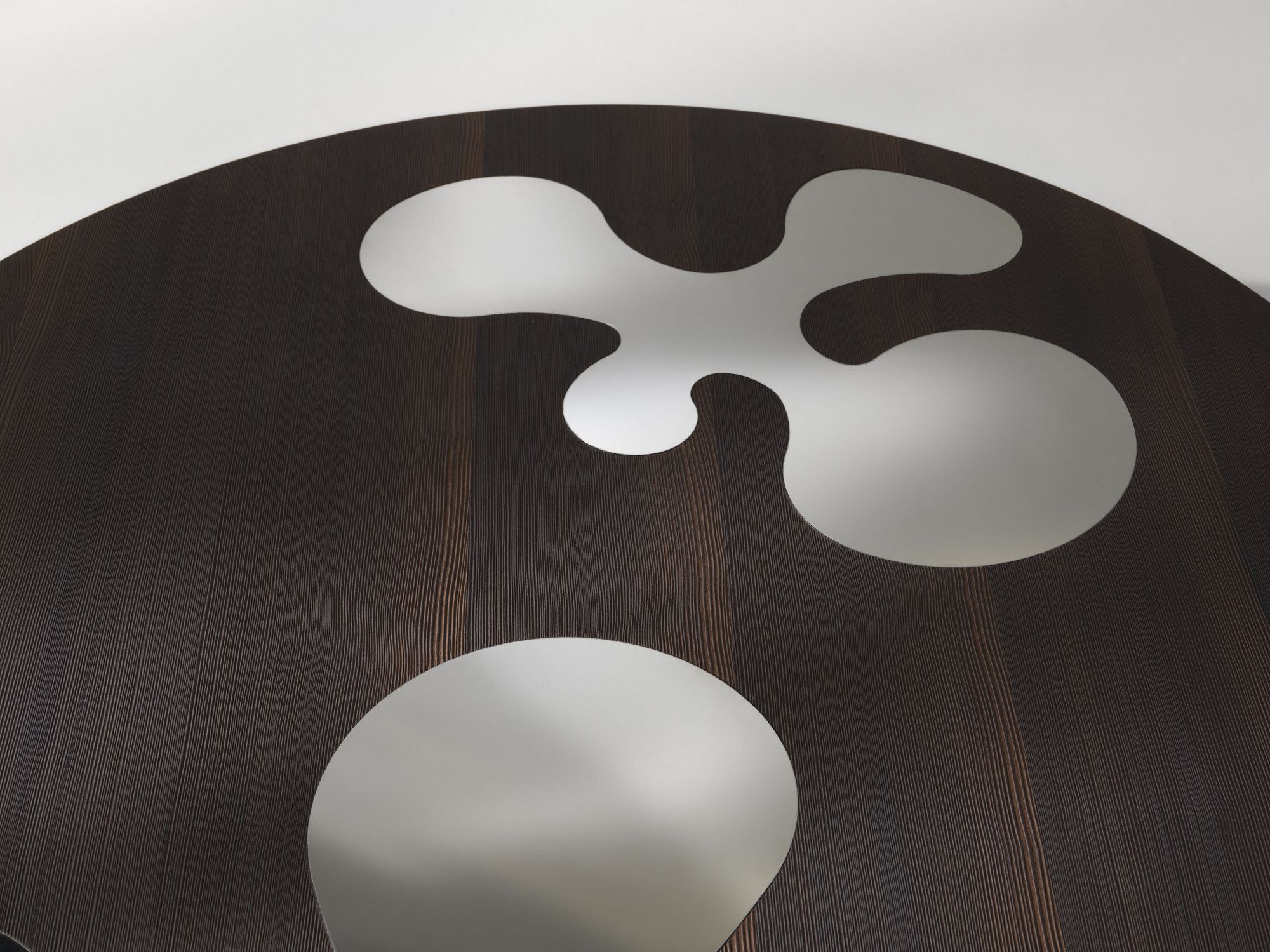 ISOLE | Steel and wood coffee table By ALBEDO design Carlo Cumini