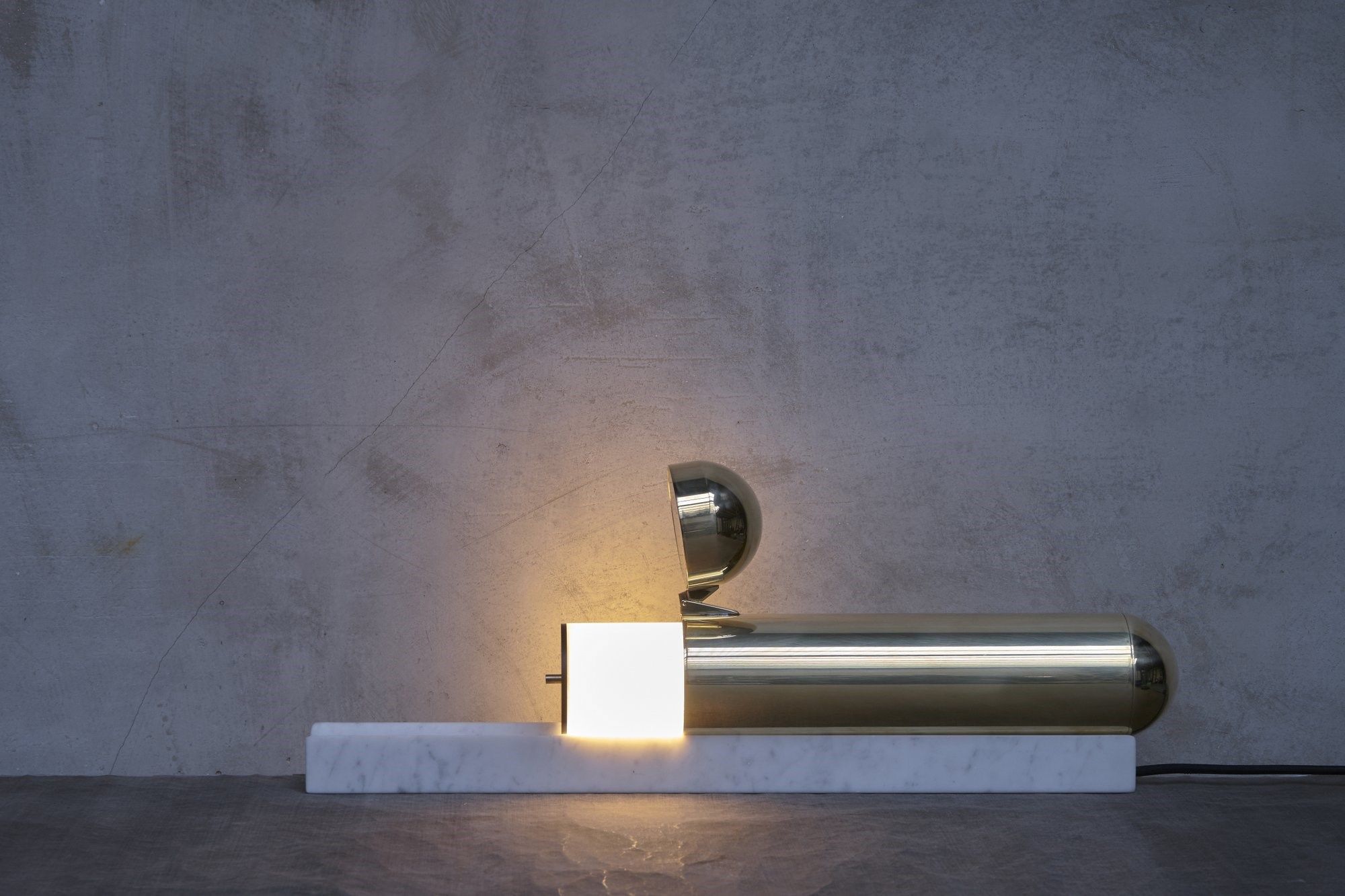 ISP LED brass table lamp By DCWéditions | design Ilia Potemine