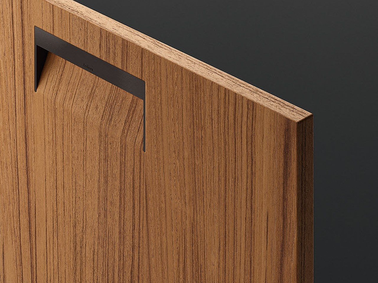 ITALIA Door with integrated handle By Arclinea | design Antonio Citterio