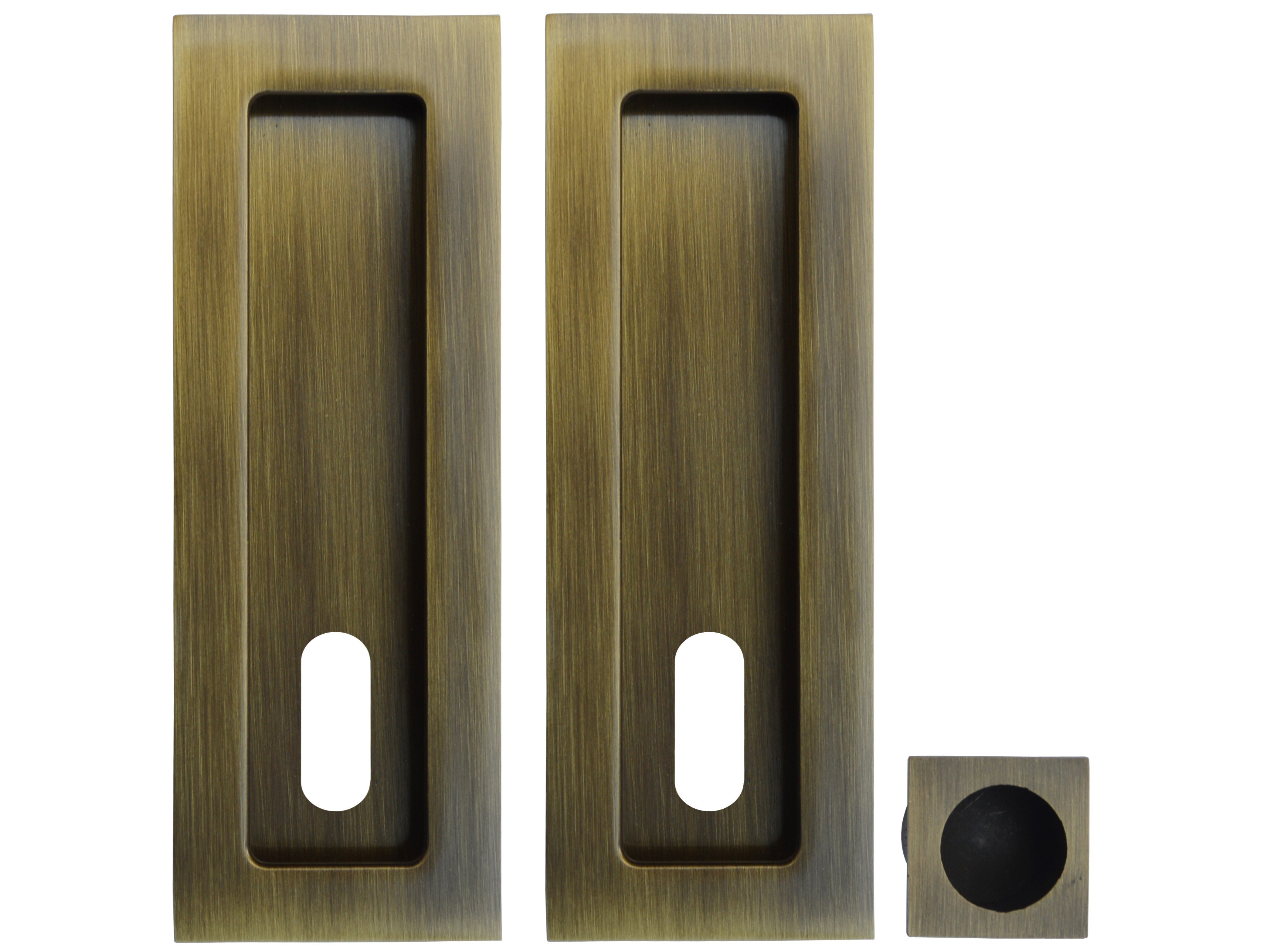 ITALIAN DESIGN NS4744-FN Brass sliding door lock By Fama International