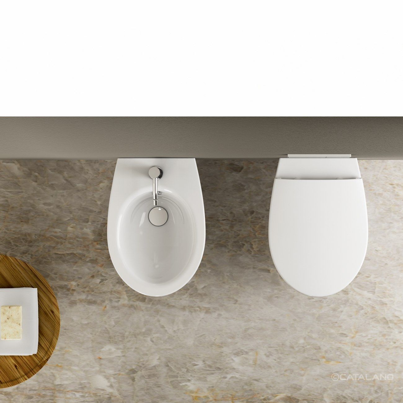 ITALY Floor mounted ceramic bidet By CERAMICA CATALANO