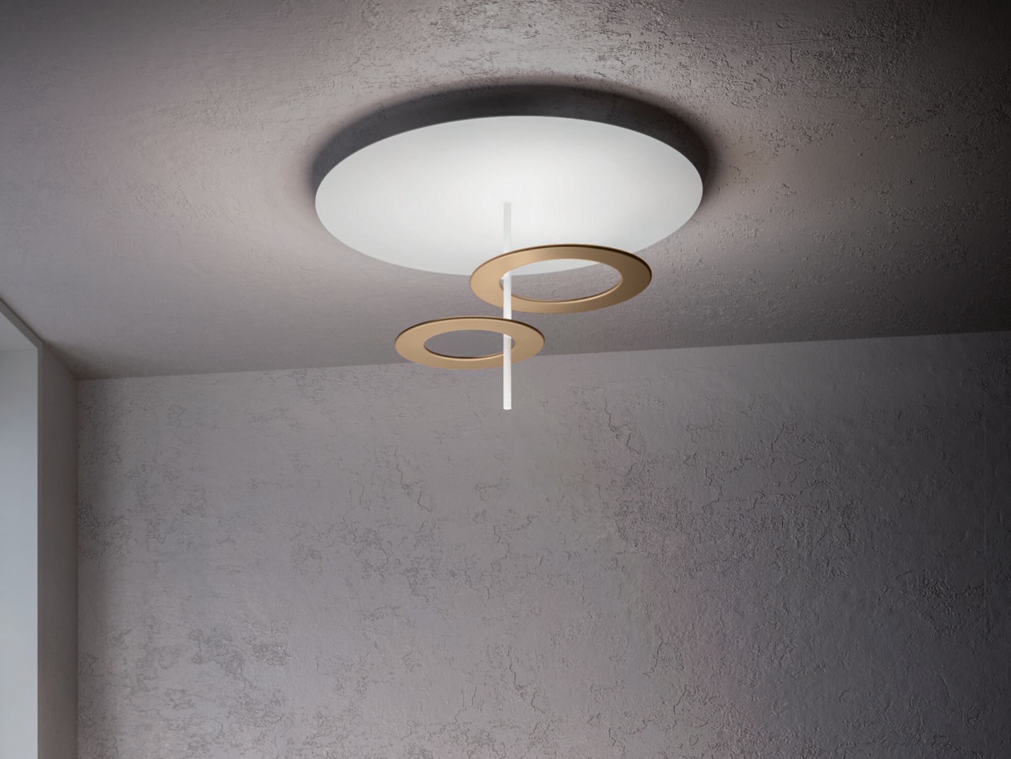 HULA HOOP Ceiling lamp By Icone