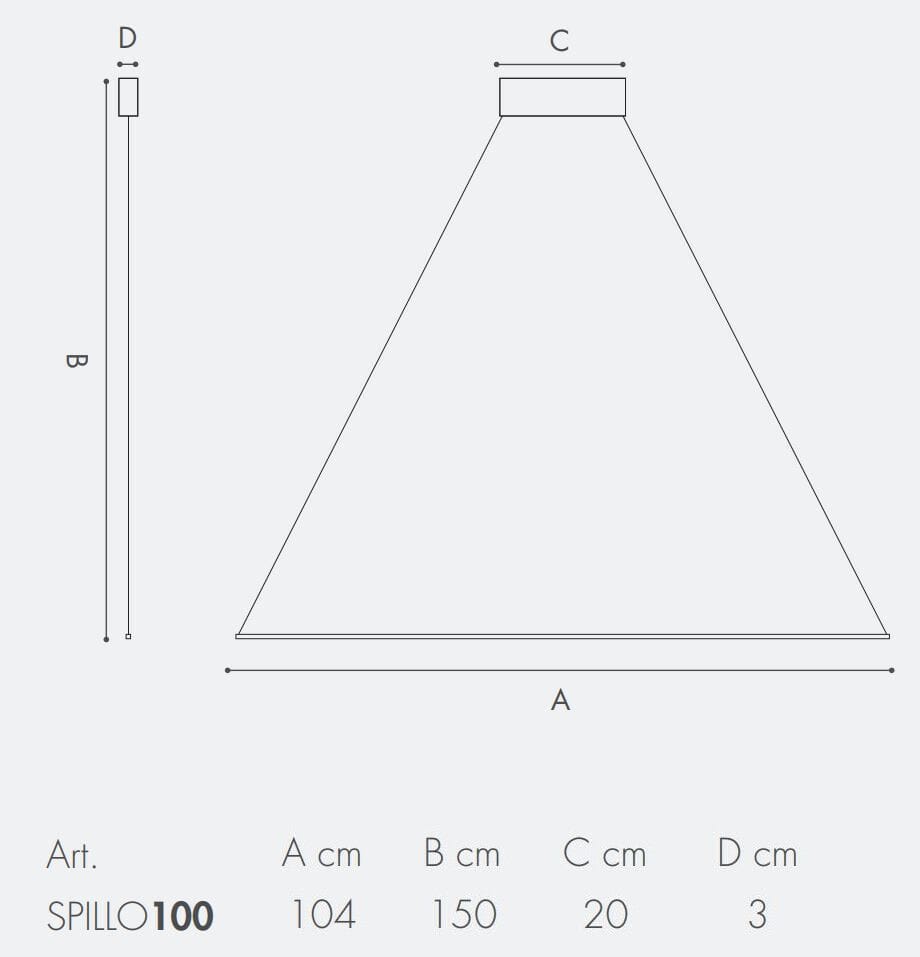 SPILLO Pendant lamp By Icone