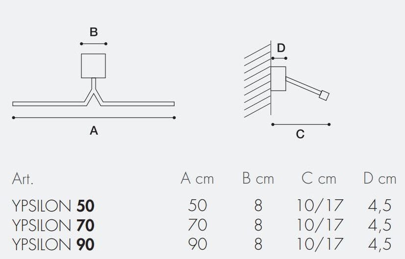 YPSILON Wall lamp By Icone