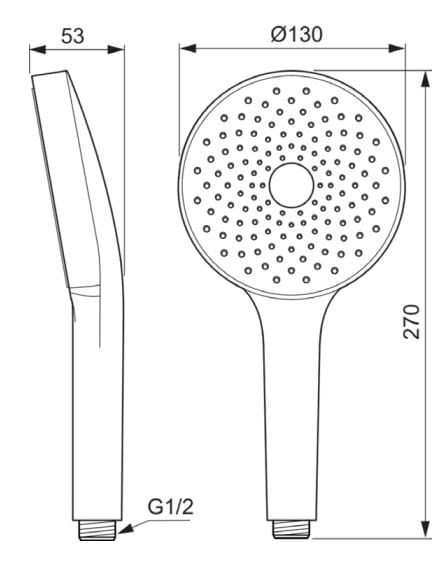 IDEALRAIN SOLOS - A7895AA Handshower By Ideal Standard