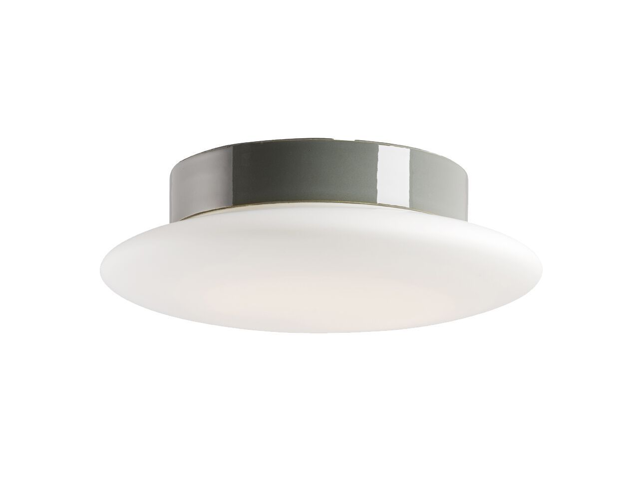 ATON CAIRO MEDIUM Lampada da parete / lampada da soffitto a LED in vetro opale e porcellana By ...