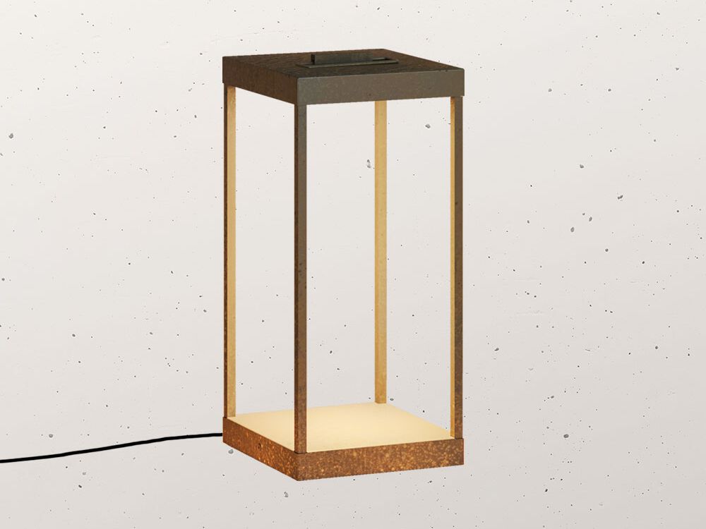 LANTERNE SLIM 267.22 LED brass floor lamp By Il Fanale