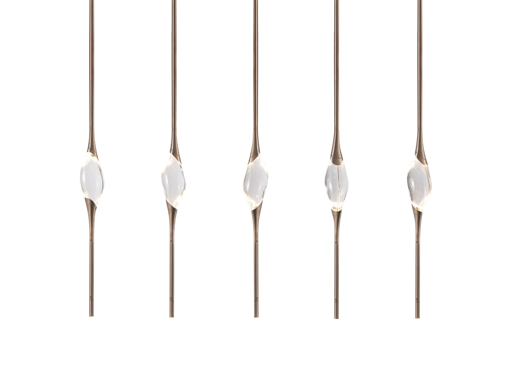 IL PEZZO 12 LONG CHANDELIER LED crystal pendant lamp By Il Pezzo ...