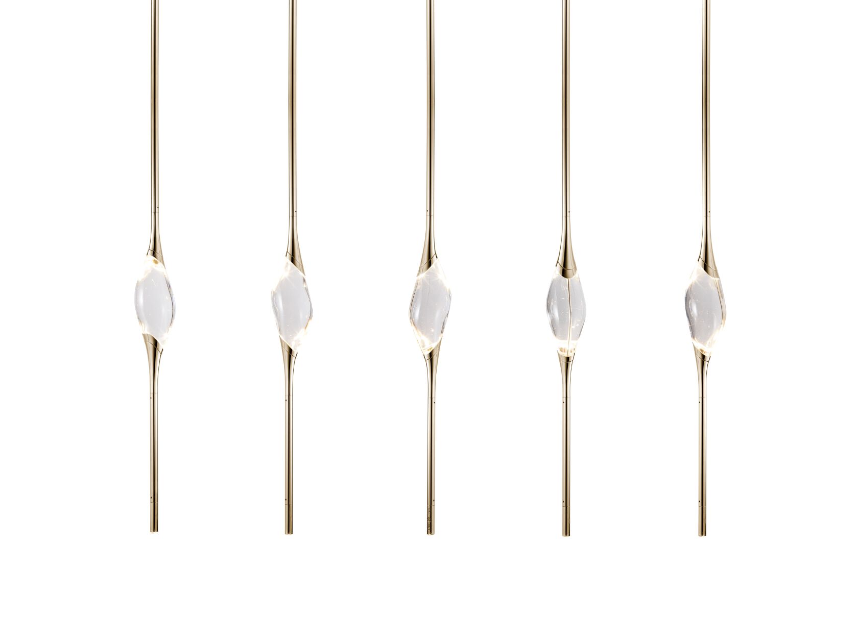 IL PEZZO 12 LONG CHANDELIER LED crystal pendant lamp By Il Pezzo ...