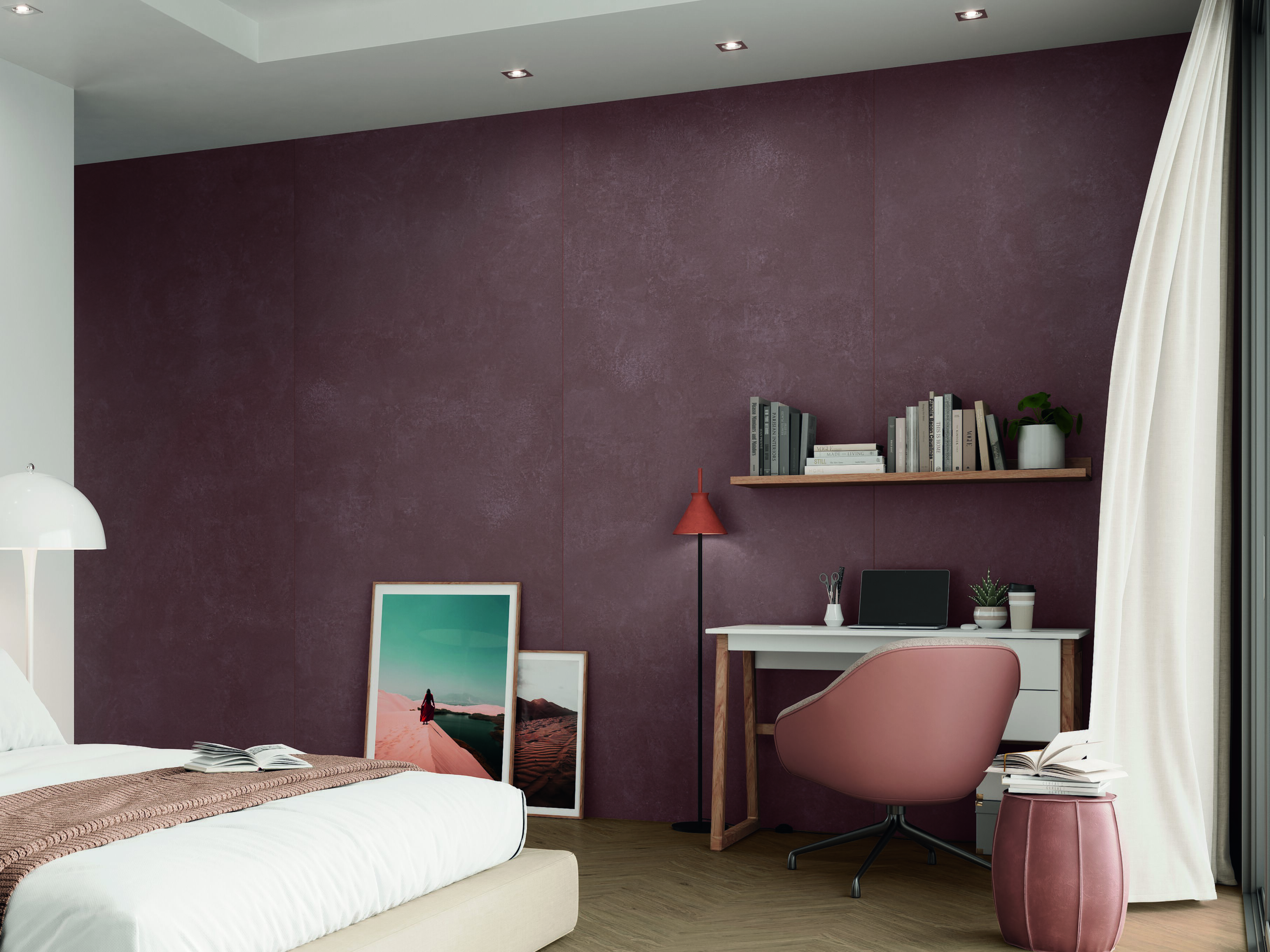 RETINA - BORGOGNA Revestimiento de pared By Imola