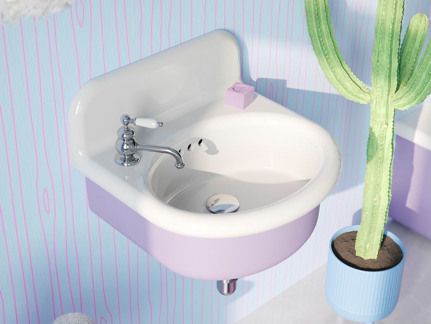 BLEU PROVENCE - TRUE COLORS LITE TC2LT50 Washbasin By In Stock