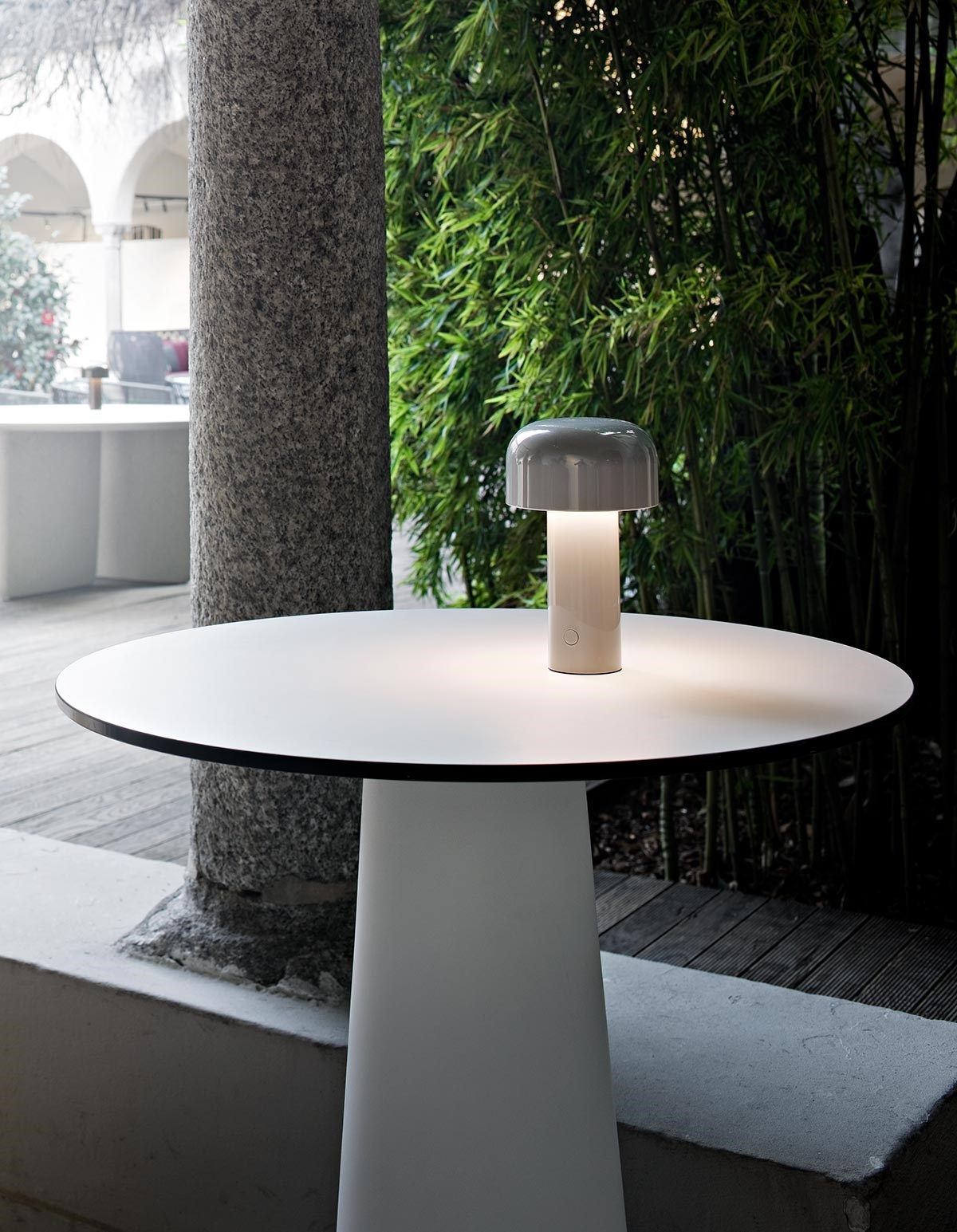 FLOS - BELLHOP GREY Cordless polycarbonate table lamp By In Stock ...