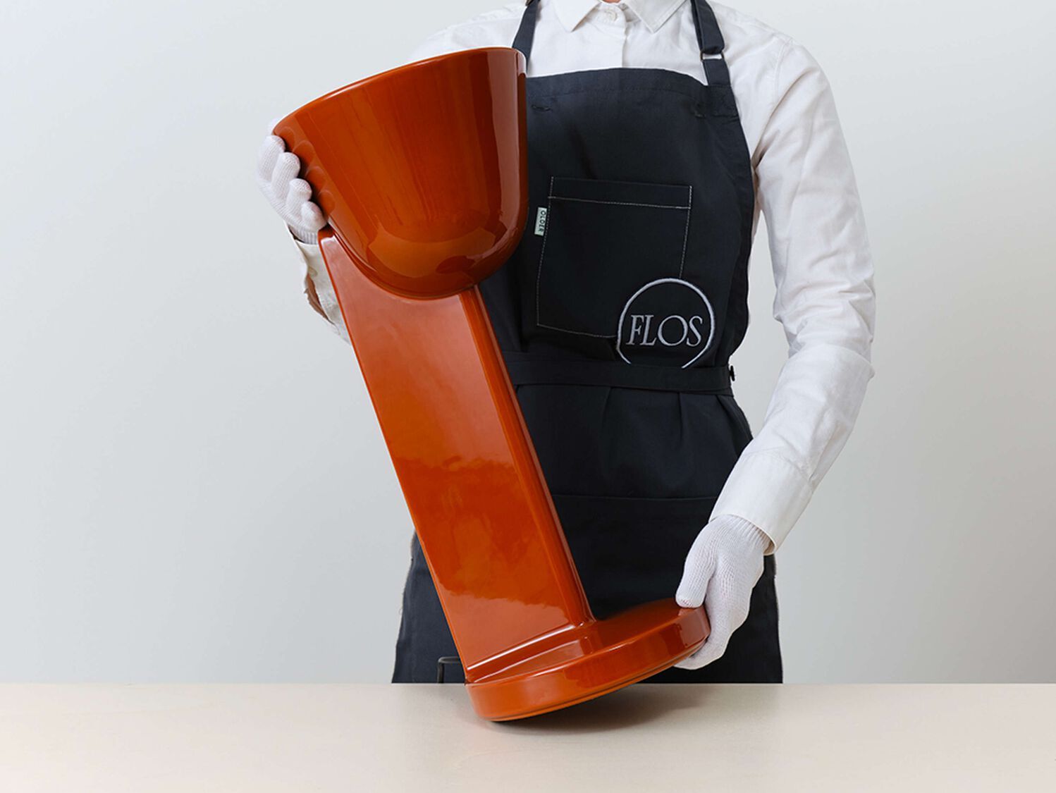 FLOS - CÉRAMIQUE UP RED Table lamp By In Stock