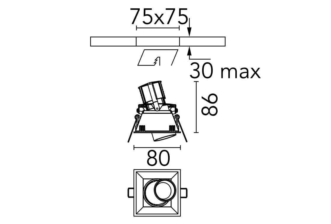 FLOS - JOHNNY SPOT Spotlight By In Stock
