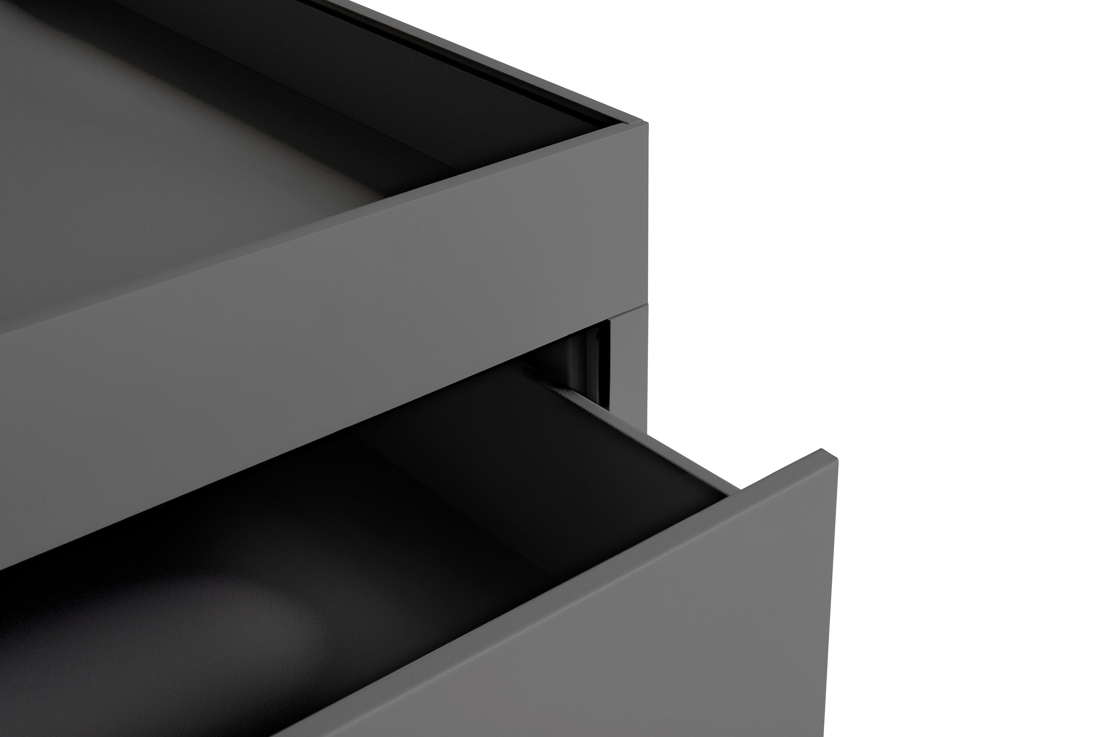 HAY - NEW ORDER TROLLEY Aluminium chest of drawers with casters By In Stock