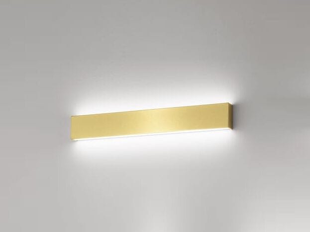 LINEA LIGHT GROUP - BOX_W2 619 BRASS LED wall light By In Stock