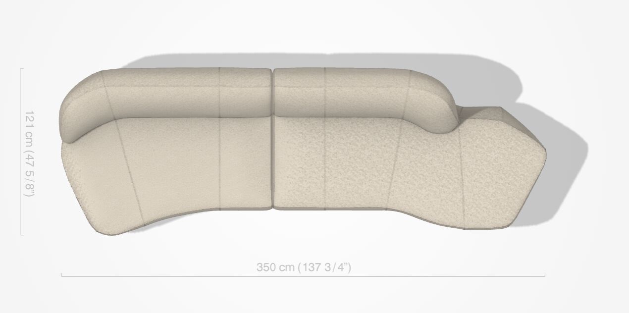 MOLTENI - SURF Sofa By In Stock
