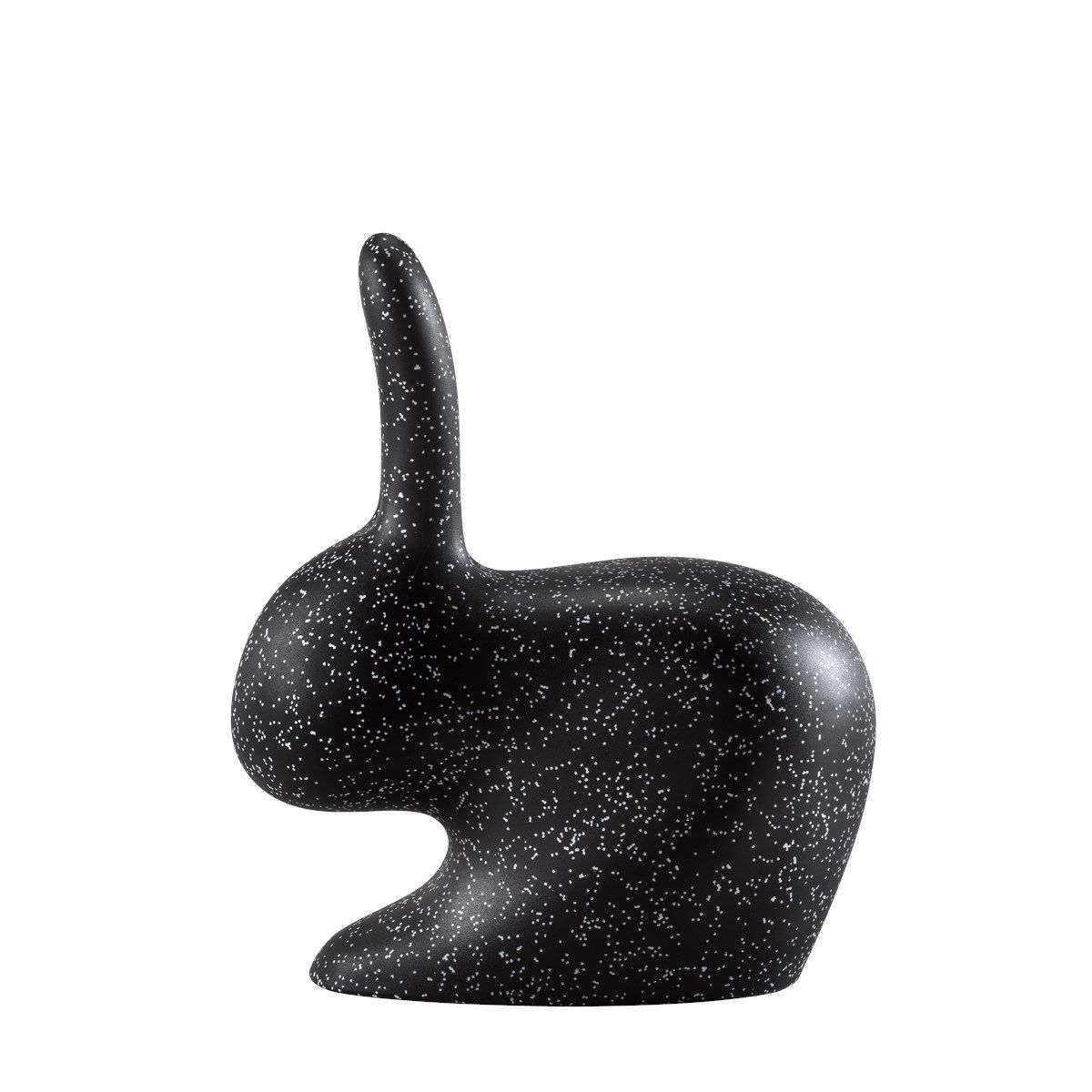 QEEBOO - RABBIT CHAIR DOTS BLACK Silla de polietileno de jardín By In ...