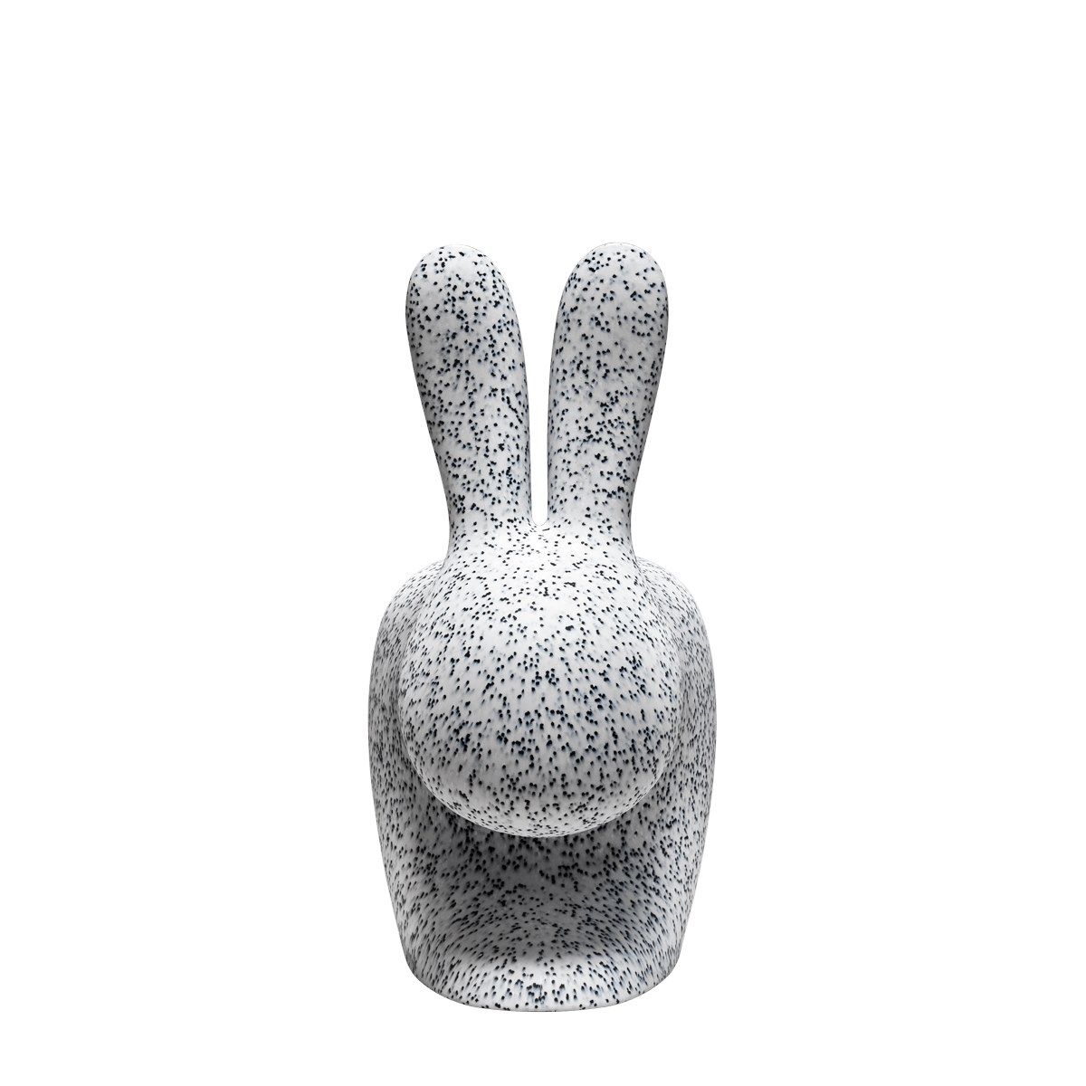 QEEBOO - RABBIT CHAIR DOTS WHITE Silla de polietileno de jardín By In ...