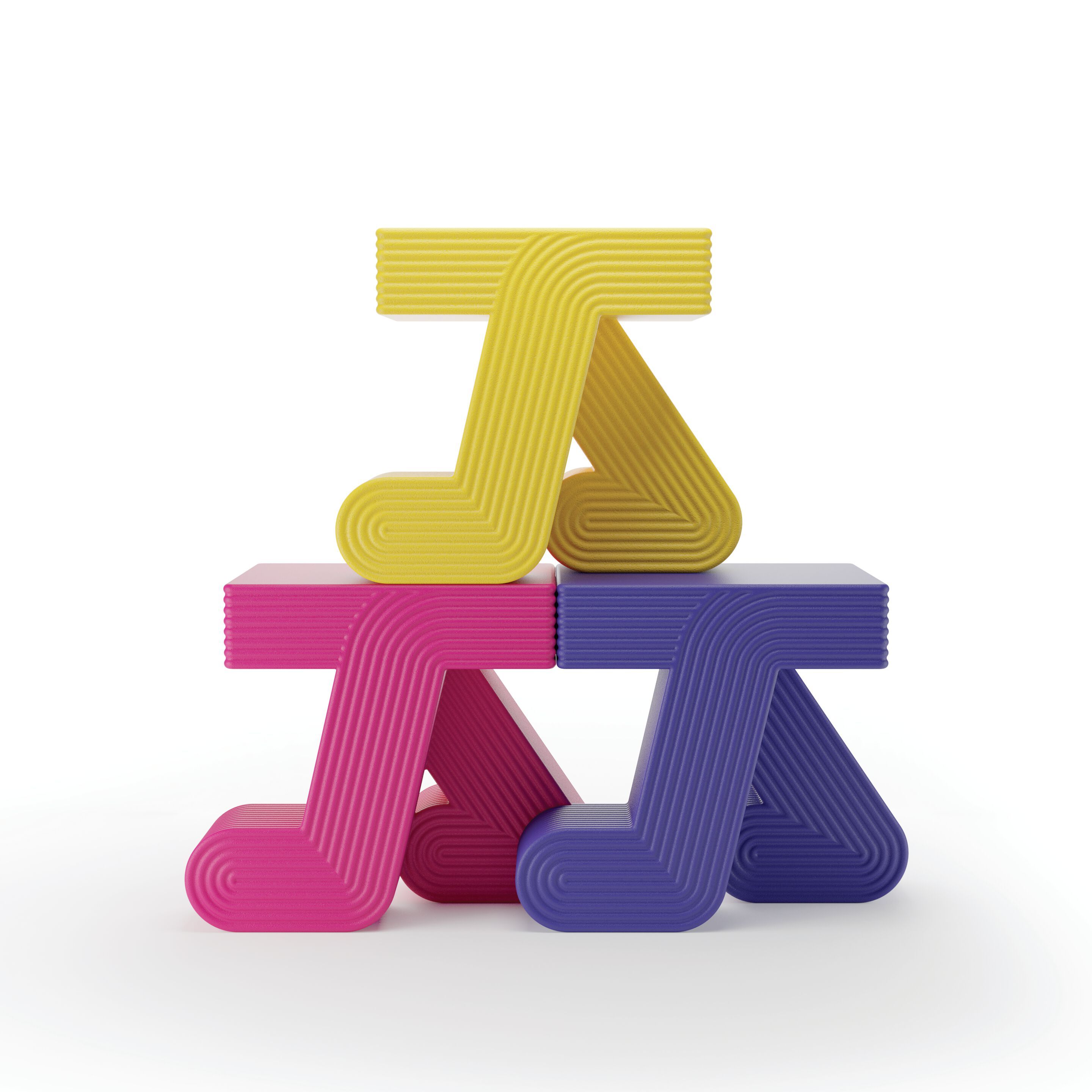 QEEBOO - WALKING TABLE FUXIA Coffee table By In Stock