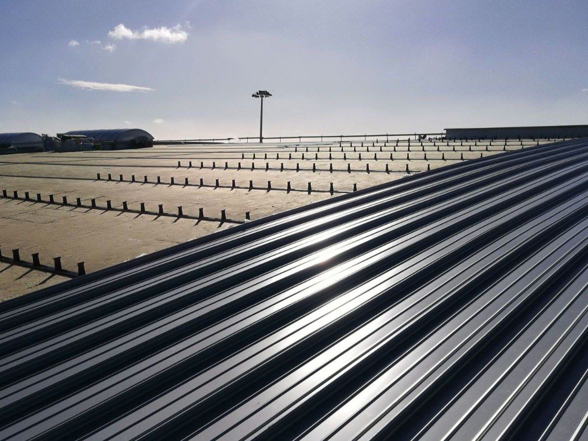 Metal sheet and panel for roof Industrial roofing Kalzip 65 and 50 By ...