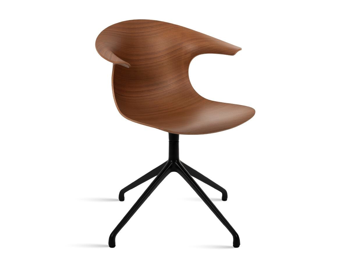 LOOP 3D WOOD 4 STAR ALUMINIUM BASE Chair By Infiniti
