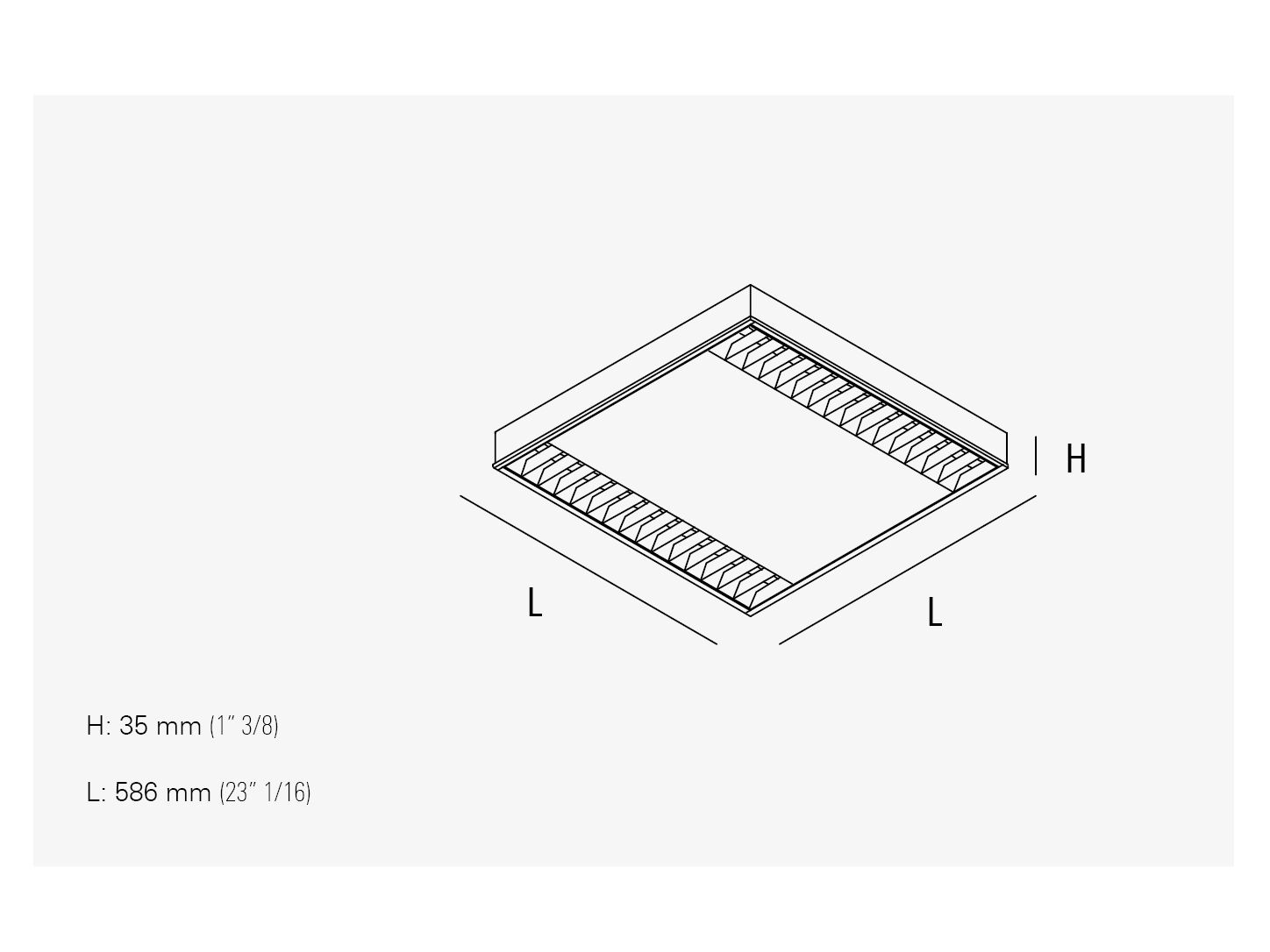 DEMI C LGO LED ceiling light By Intra lighting
