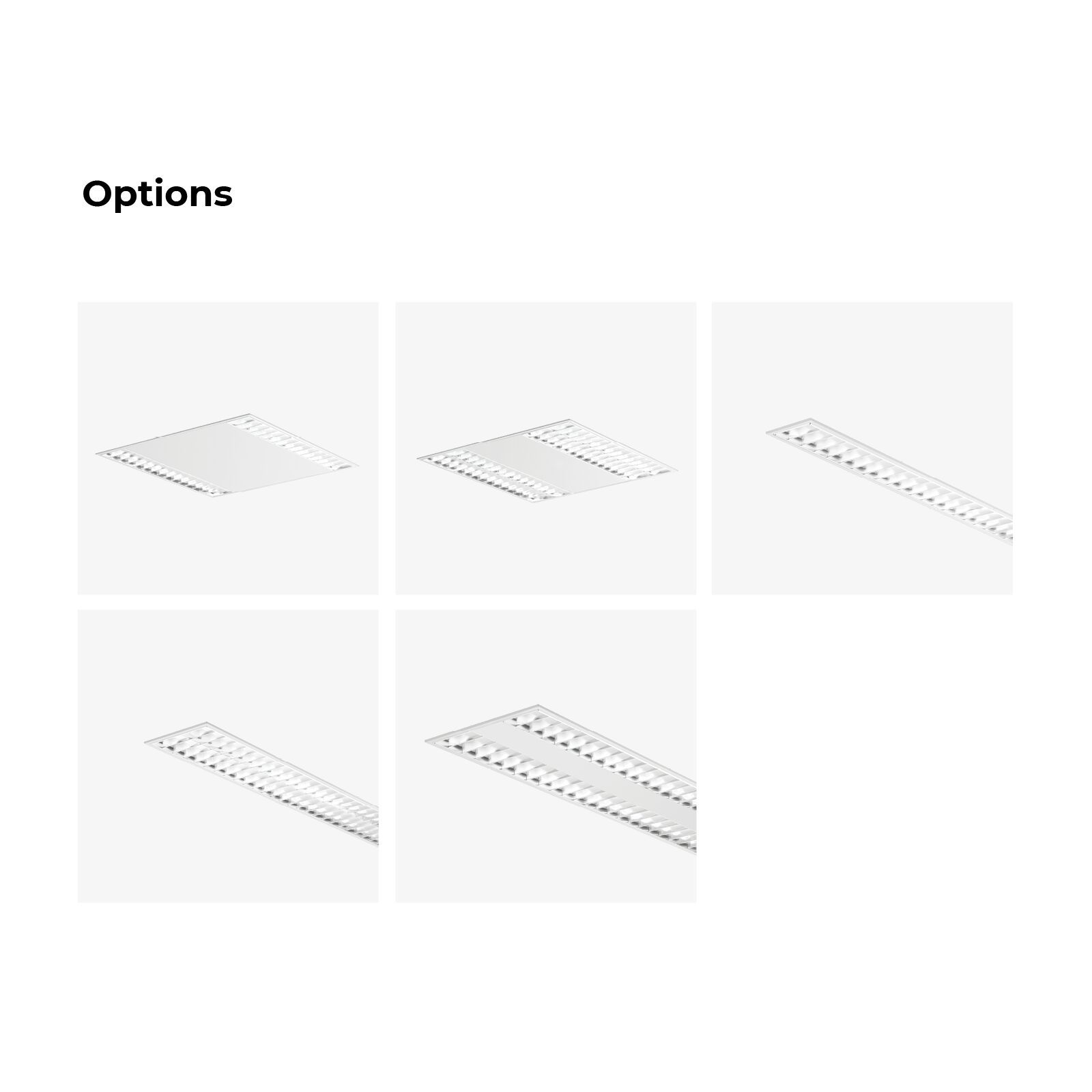 DEMI RV ALUMINIUM LOUVRE Recessed LED Lamp for false ceiling By Intra ...