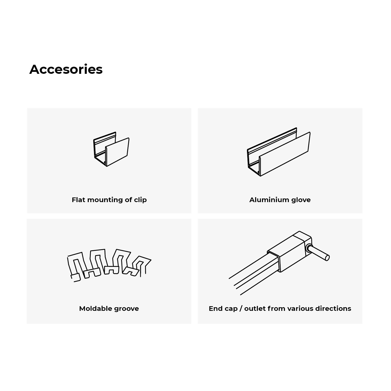 LINELED FLEX LR 1217 Linear lighting profile By Intra lighting
