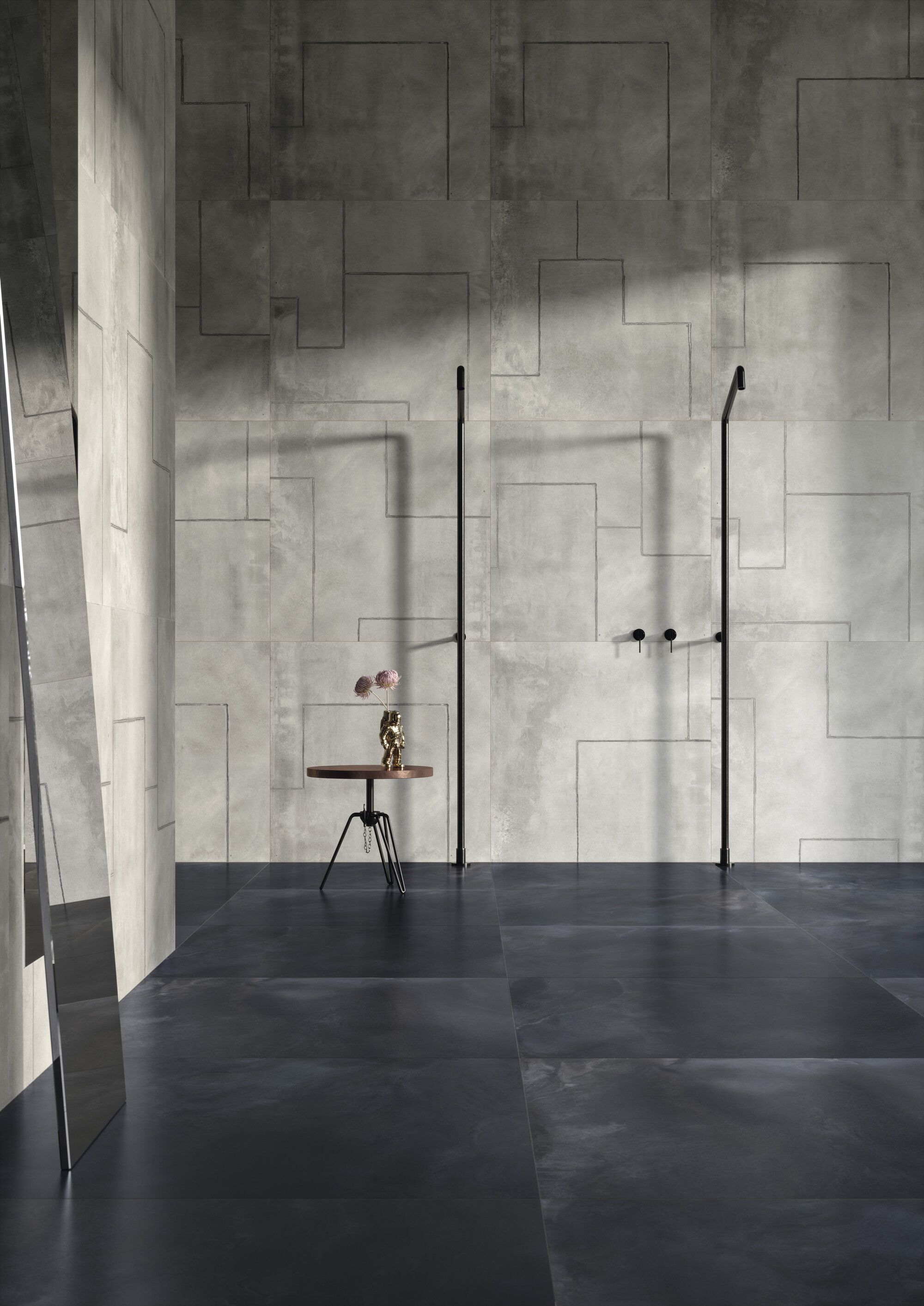WELDING RIVETS Porcelain stoneware wall/floor tiles By Iris Ceramica