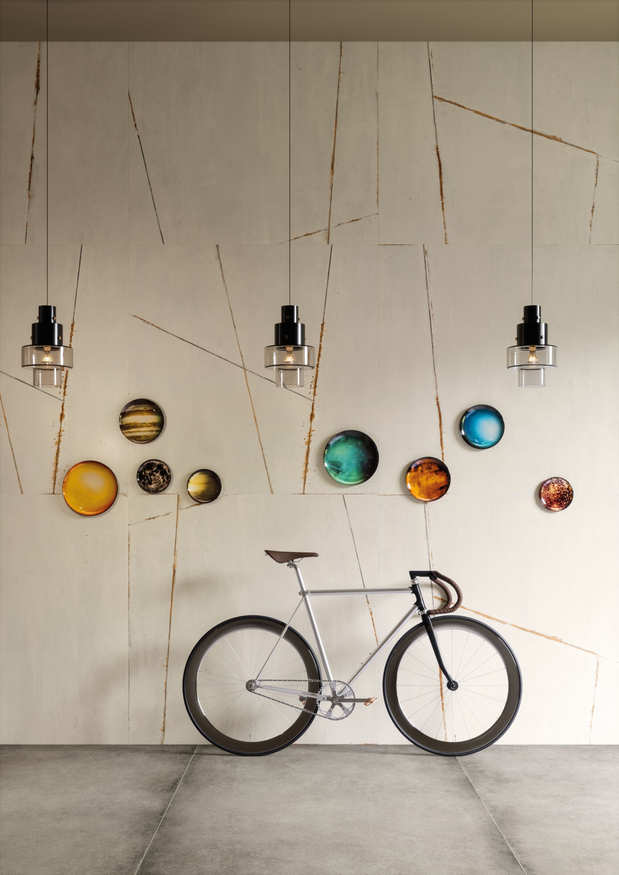 WELDING RIVETS Porcelain stoneware wall/floor tiles By Iris Ceramica