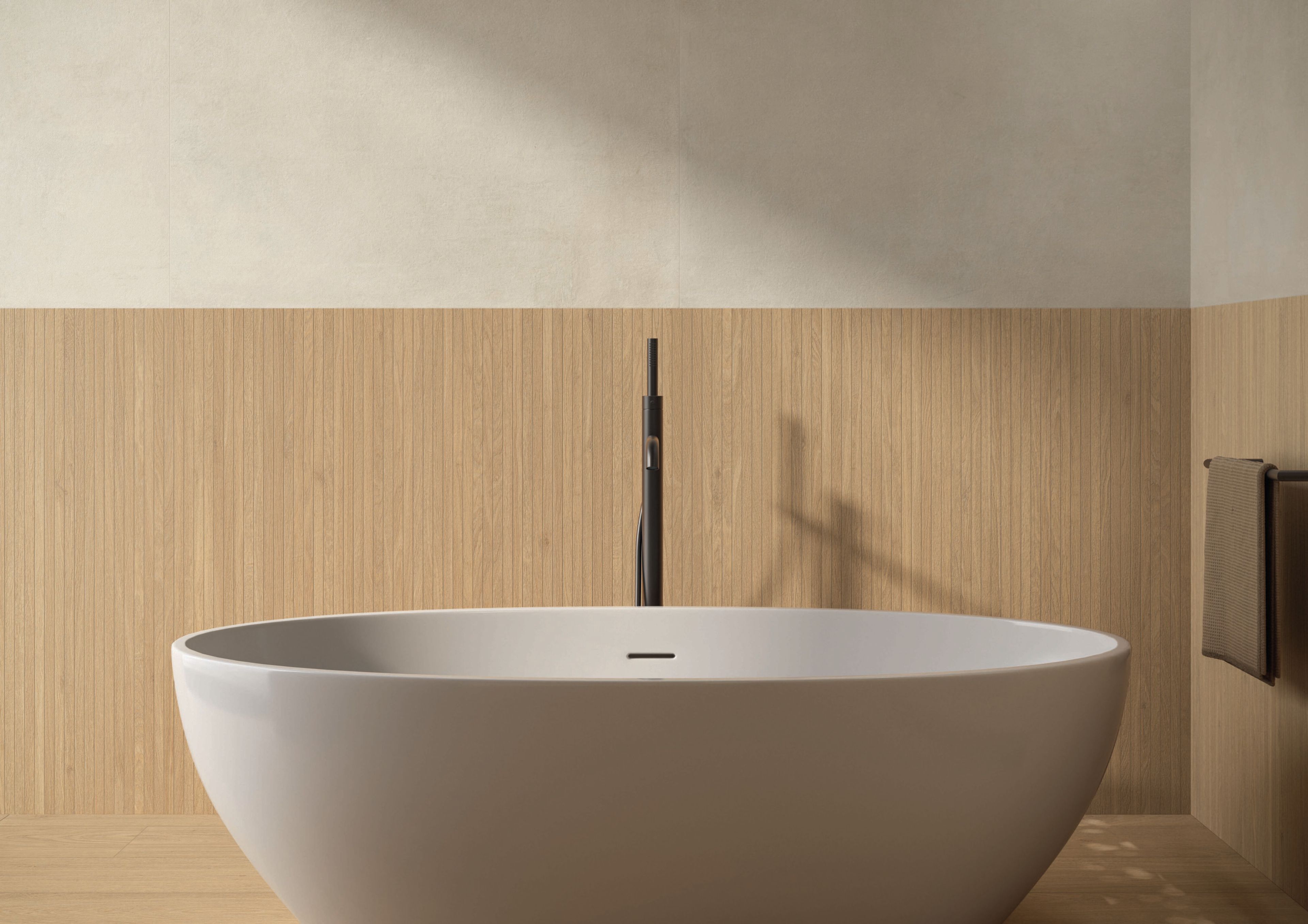 ESSENCE SELECT MIELE Porcelain stoneware wall/floor tiles with wood effect By Italgraniti