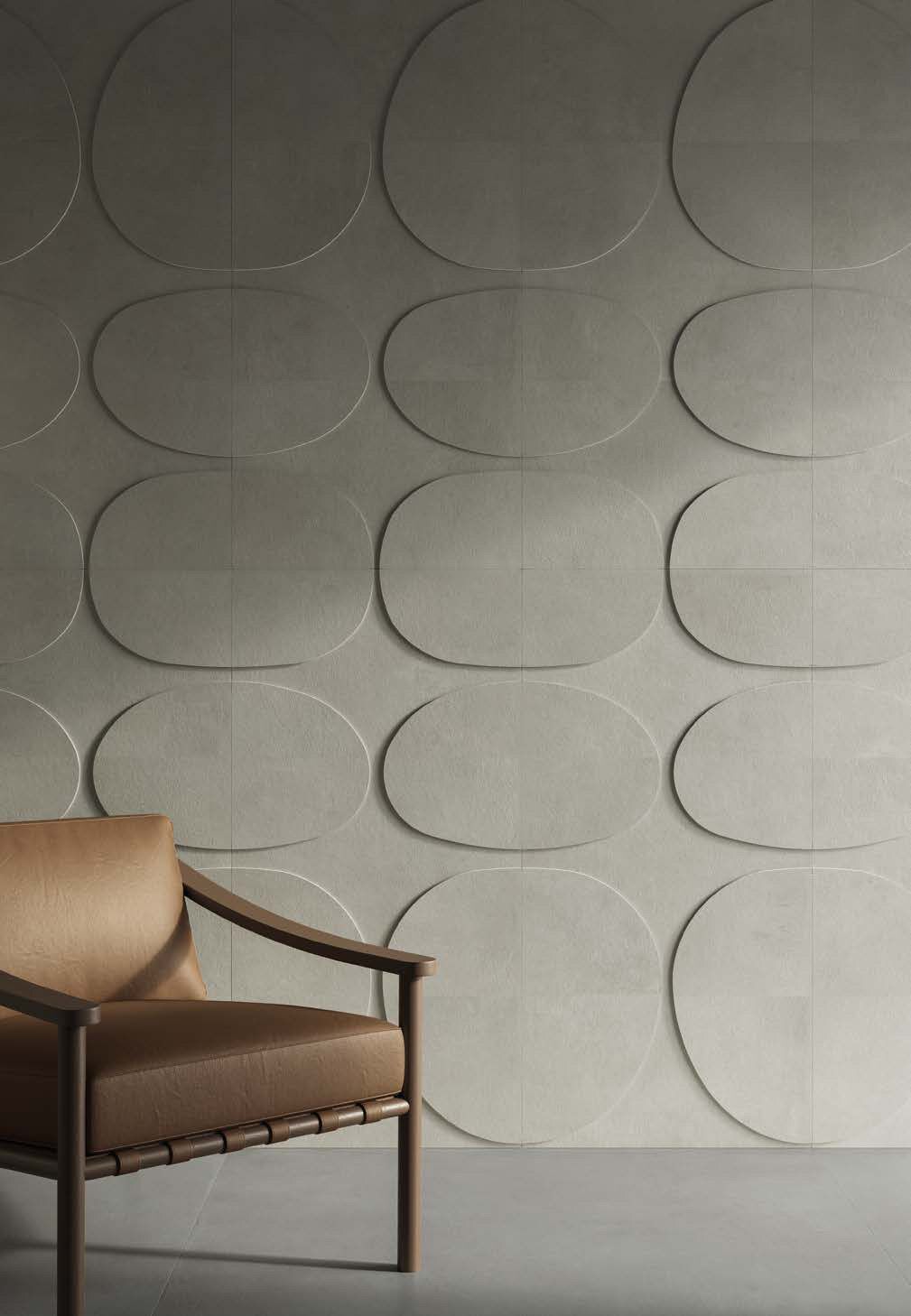 I CEMENTI DECORO LITO 3D 3D Wall Cladding By Italgraniti