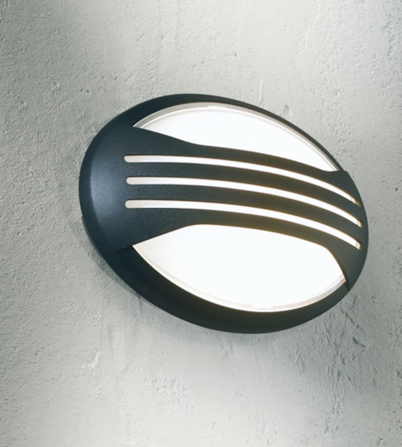 JACK LED powder coated aluminium Outdoor wall Lamp By Goccia Illuminazione