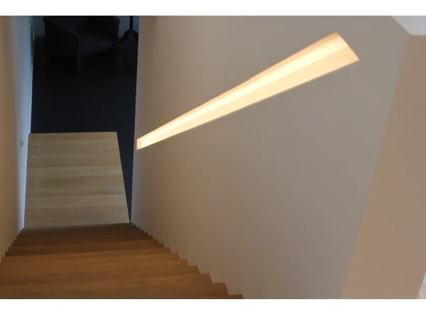 JADE LED recessed plaster handrail By GESSO | design Lionel Jadot