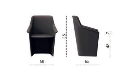 JERA Fabric training chair with armrests By Las Mobili | design ...