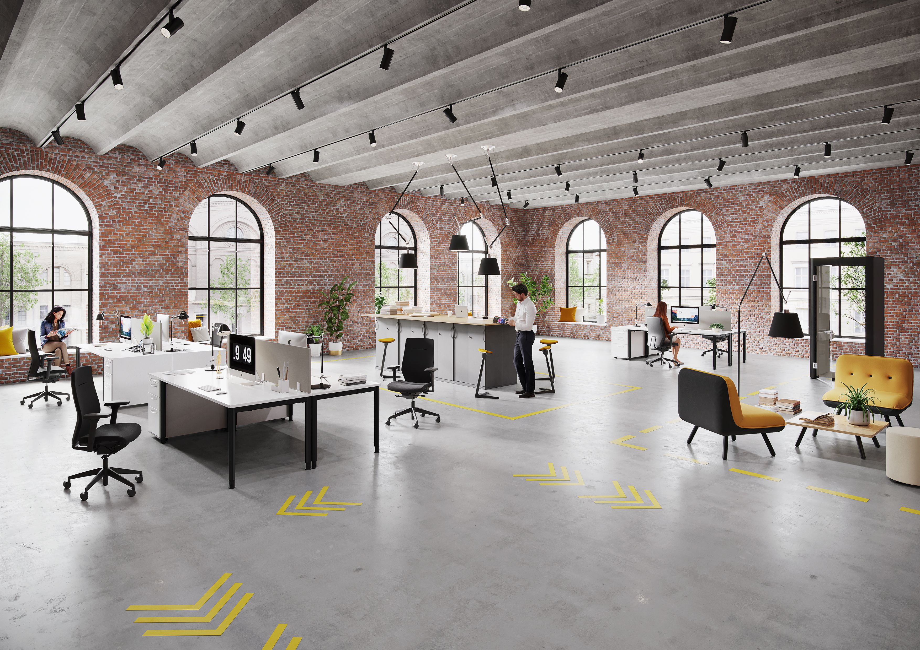 JET II | Office chair with armrests By König Neurath