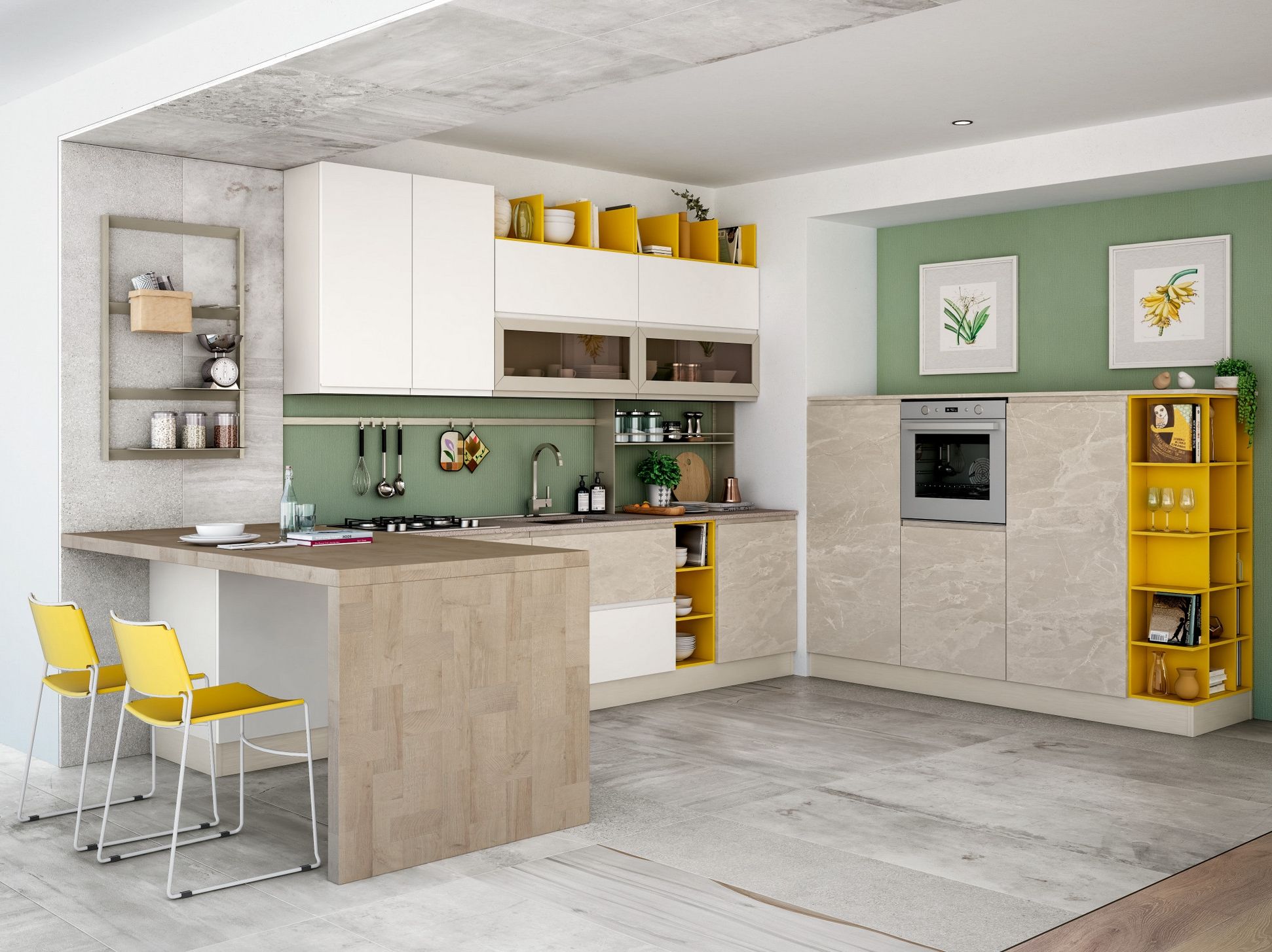 JEY FEEL | Kitchen with peninsula By CREO Kitchens