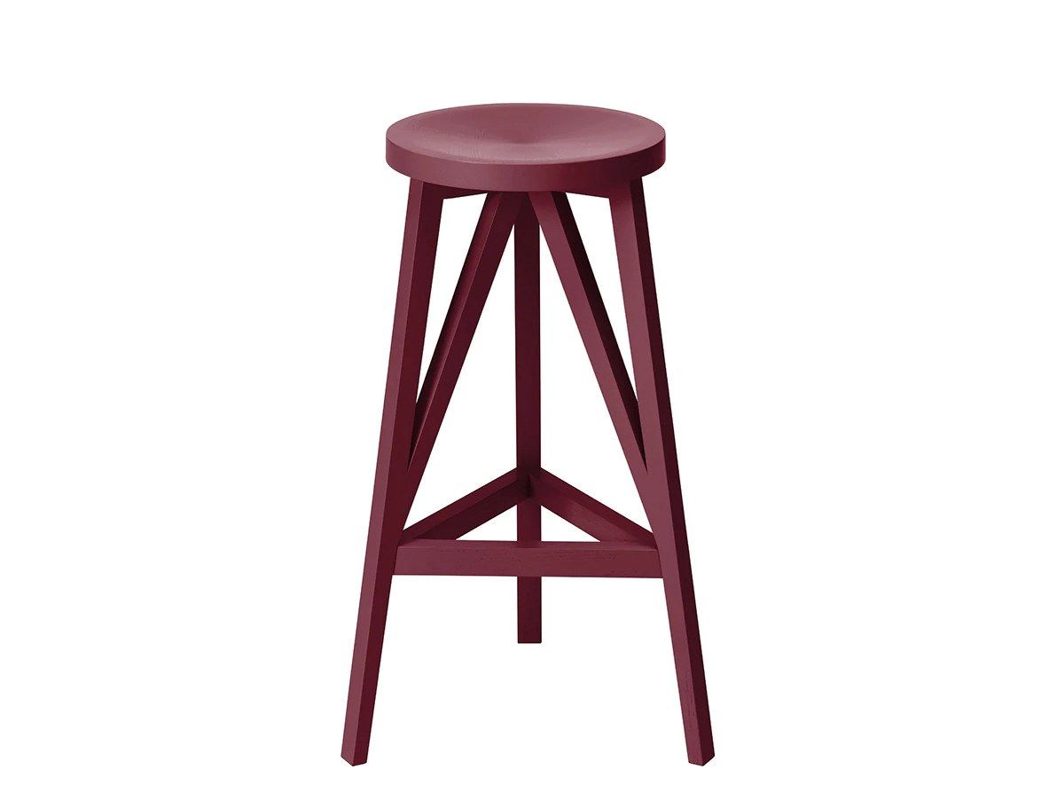 Solid wood barstool JL4 FABER By LOEHR design Julian Löhr