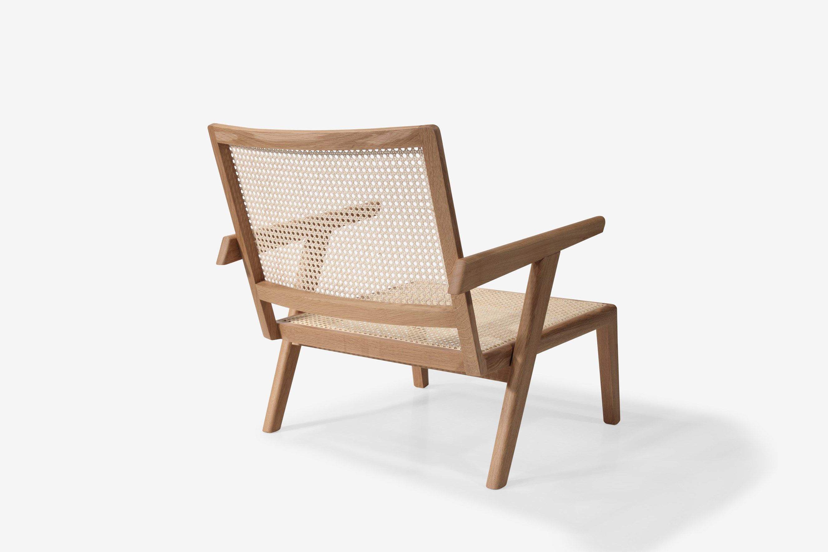 Wooden easy chair with armrests JOSE' By Fuschini