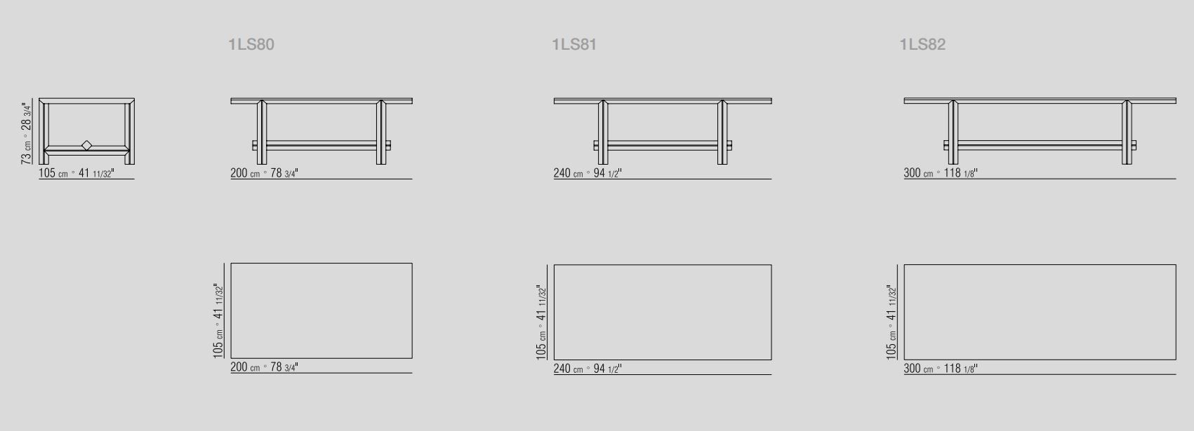 Mesa rectangular de madera maciza JOSEF By Mood by Flexform diseño ...