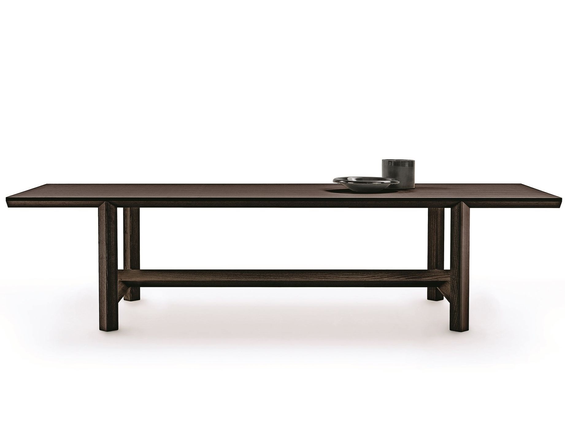 Mesa rectangular de madera maciza JOSEF By Mood by Flexform diseño Samuel Accoceberry