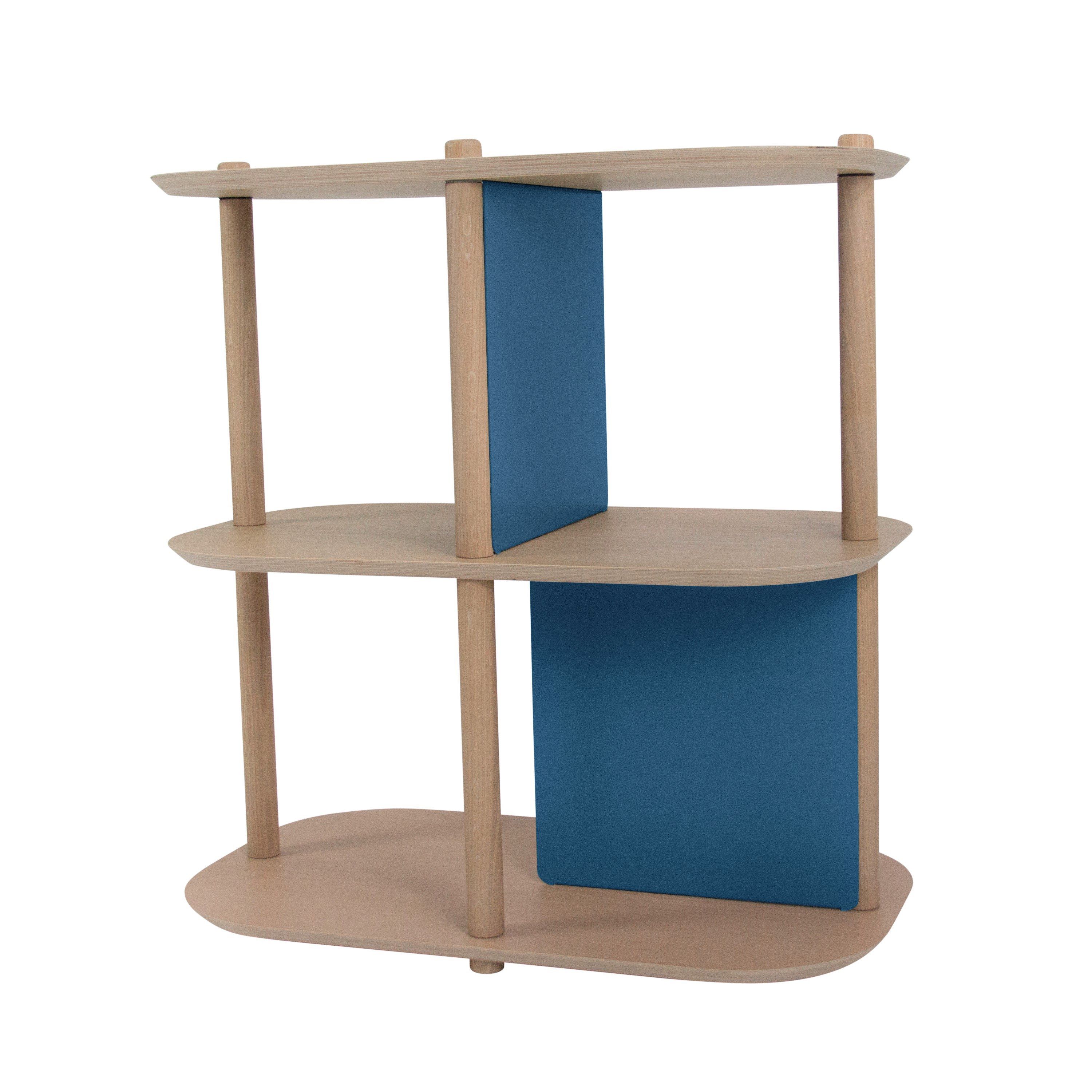 Freestanding double-sided wooden bookcase JOSEPH By Dizy design Thomas ...