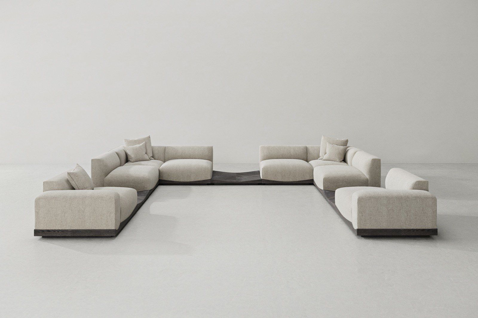 JOSS Modular fabric sofa By District Eight