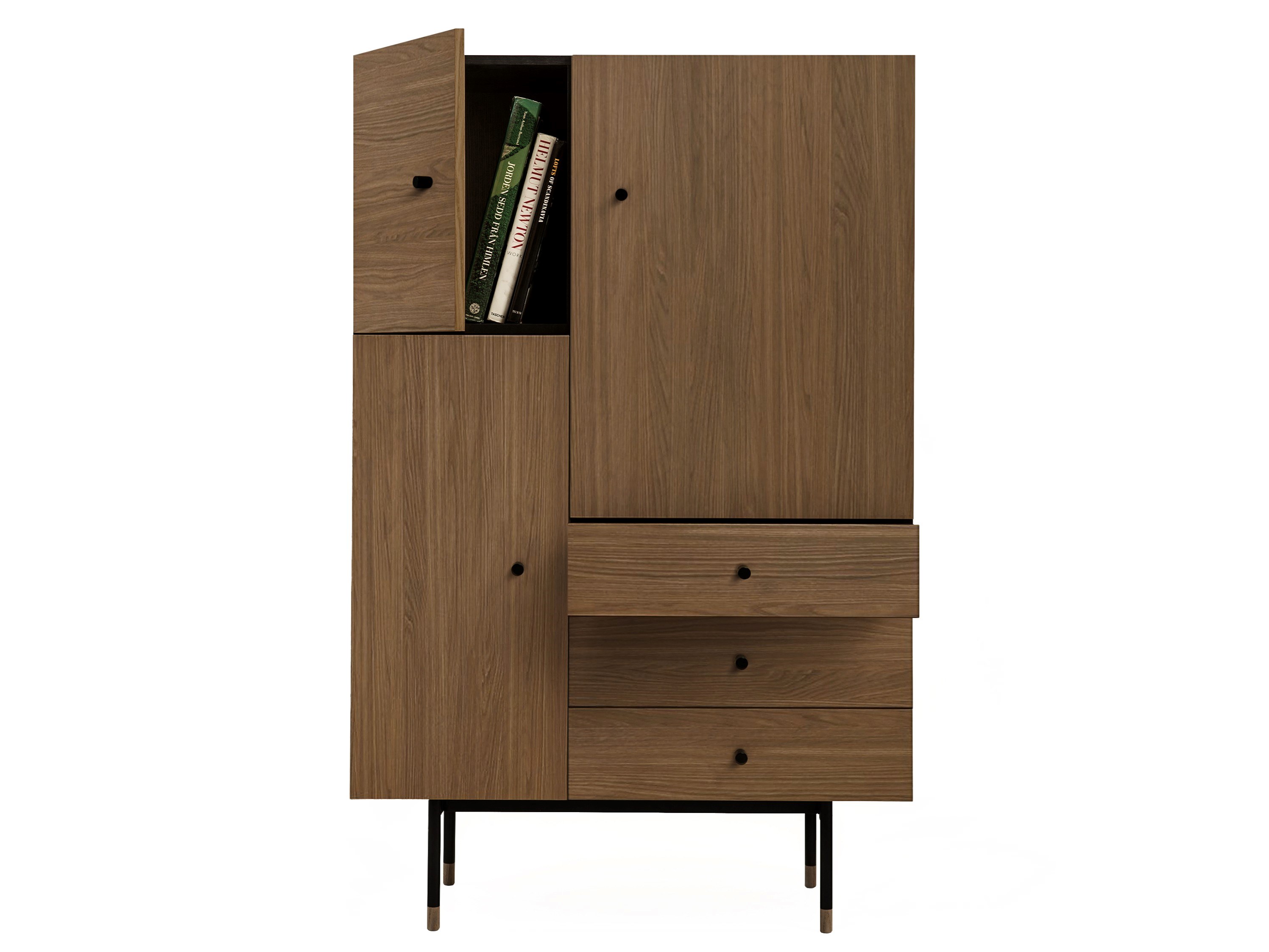 JUGEND | Highboard Wood veneer highboard with drawers By Woodman ...