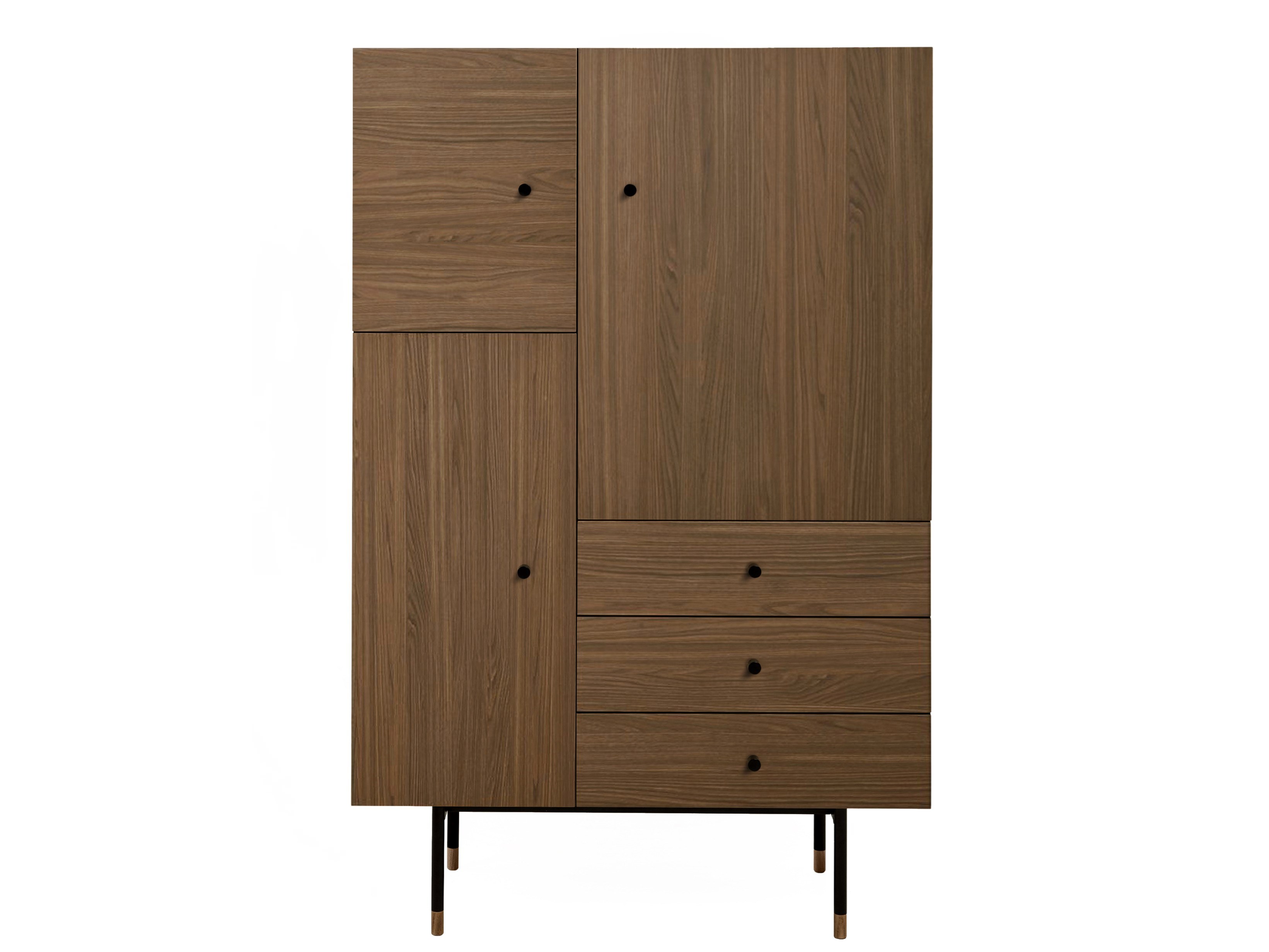 JUGEND | Highboard Wood veneer highboard with drawers By Woodman ...