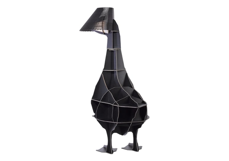 HPL floor lamp / bedside table JUNON Mobilier de Compagnie Collection ...